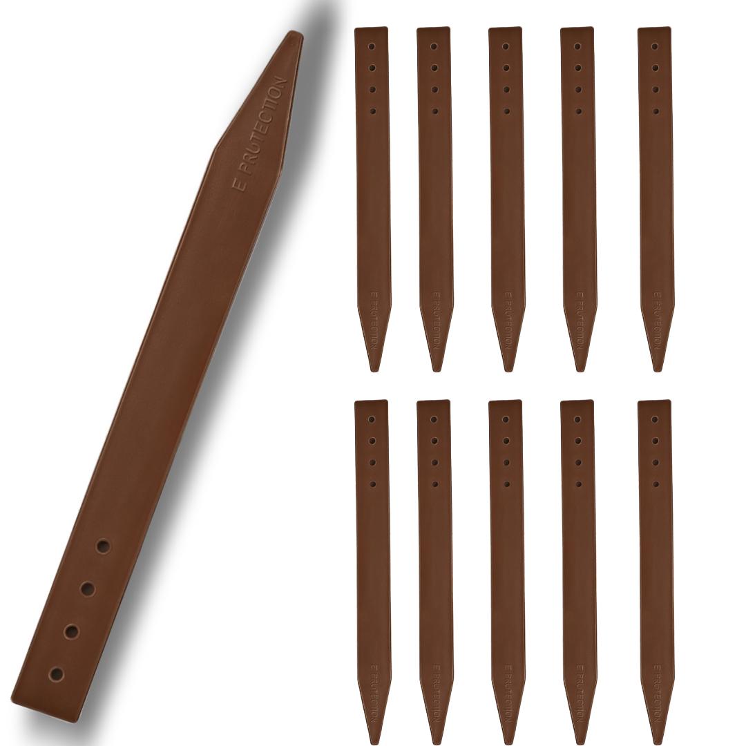 12" Plastic Bender Board Stakes – Heavy-Duty Landscaping Edging Stakes ...